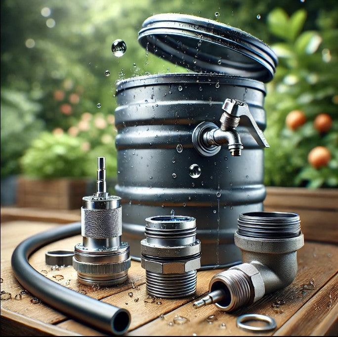 Rainwater Harvesting Accessories | Spigots, Seals & Overflow Kits – San Diego Drums & Totes
